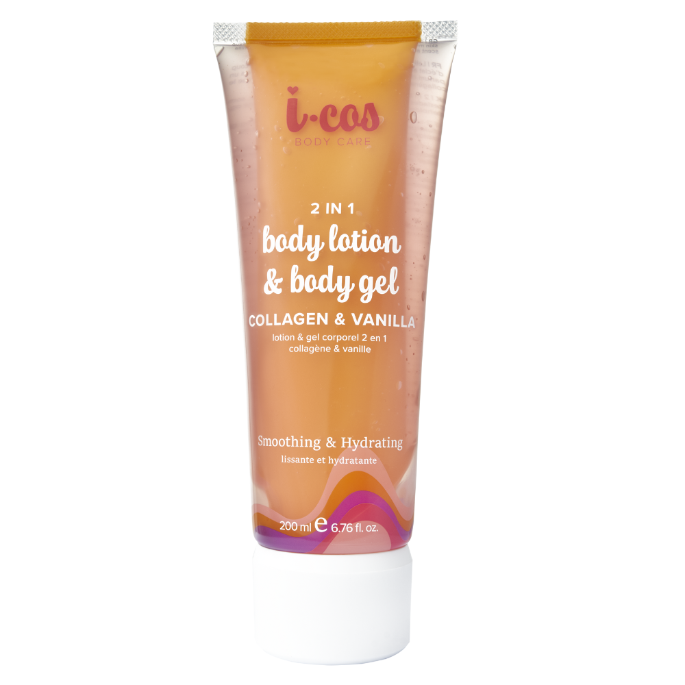 I-Cos 2 in 1 Body Lotion - Collagen & Vanilla - 200 ml – Miqura
