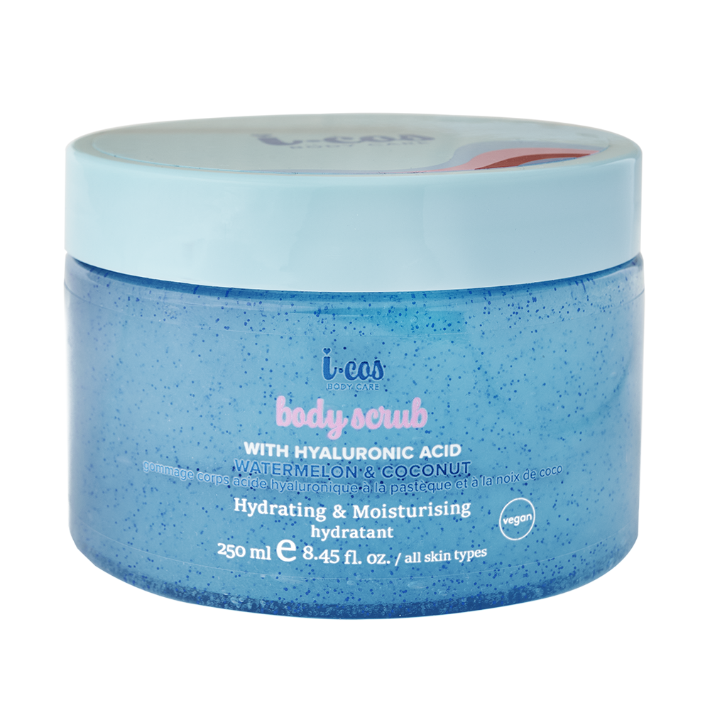 I-Cos Body scrub - Watermelon & Coconut - 250 ml – Miqura